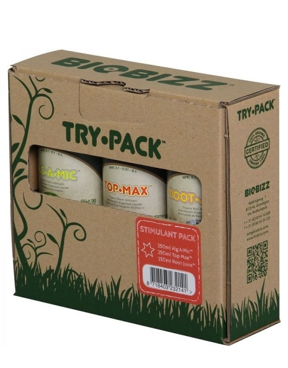 Trypack Stimulant BioBizz - LA MEJOR OPCIÓN