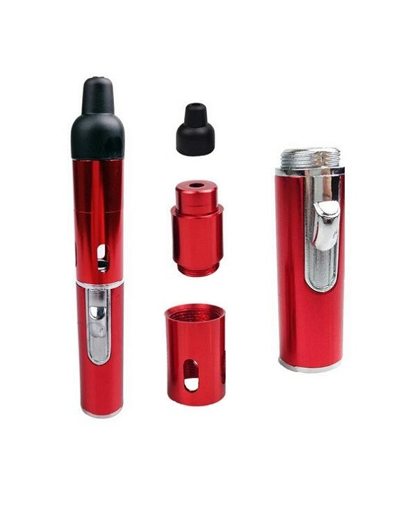 Pipa 3 partes con mechero - Para fumar marihuana y Hachís - SLC